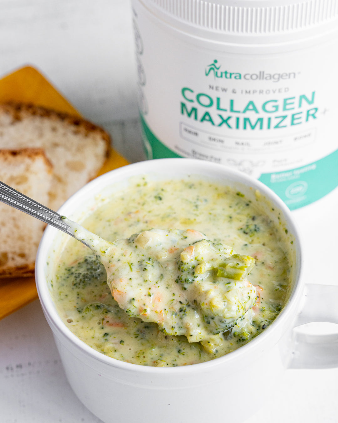 Broccoli Cheese Soup featuring Collagen Maximizer – NutraCollagen